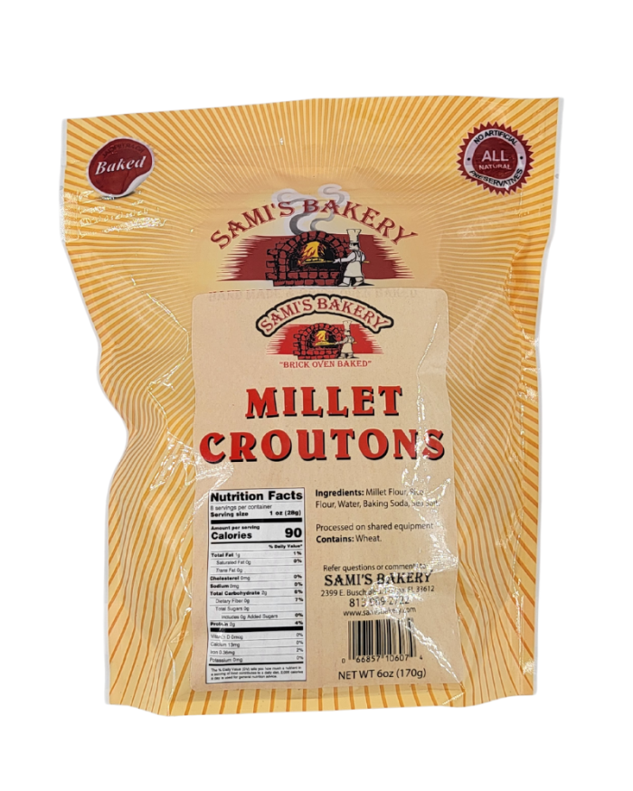 Millet Flax Bread Sticks Vegan - Sami's Bakery