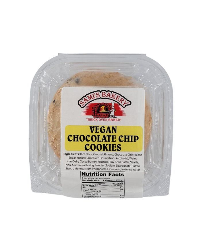 Vegan Chocolate Chip Cookies - Sami's Bakery