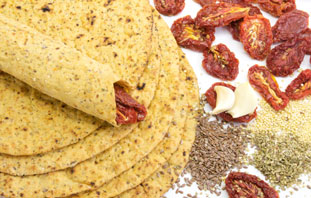 Millet and Flax Sundried Tomato Lavash - Sami's Bakery