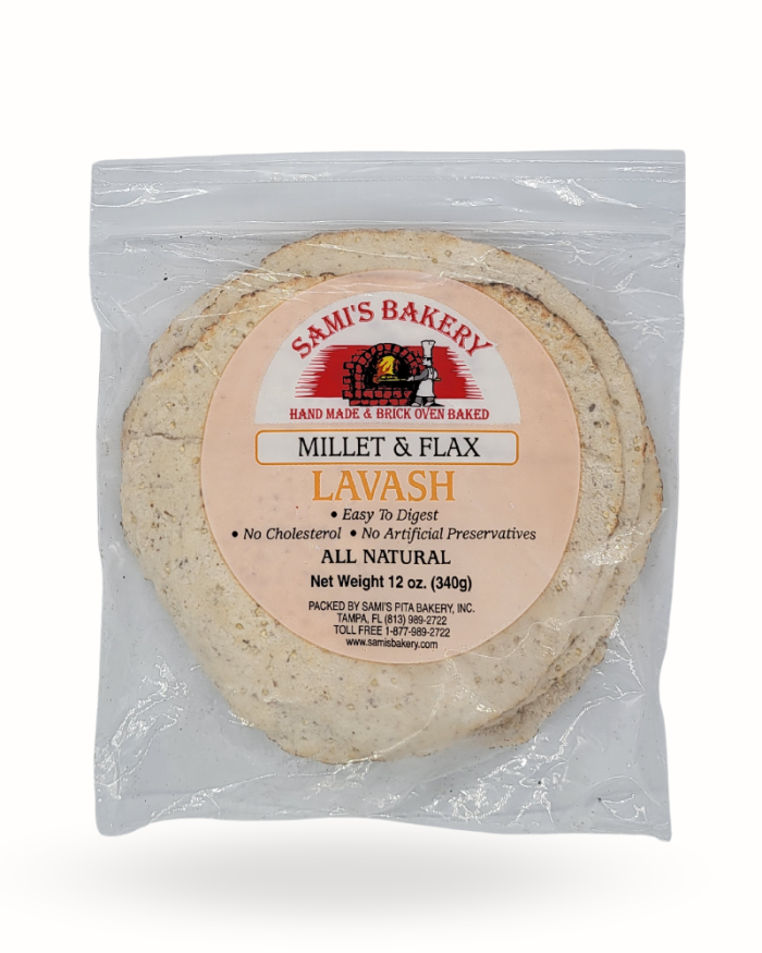 Millet and Flax Lavash - Sami's Bakery