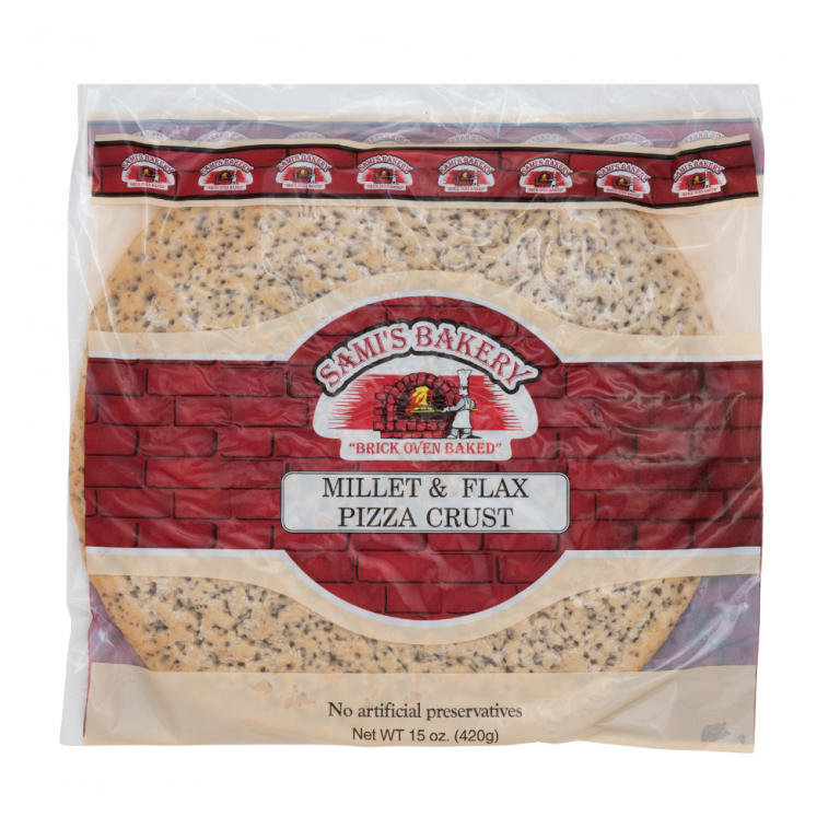 Millet and Flax Pizza Crust - Sami's Bakery