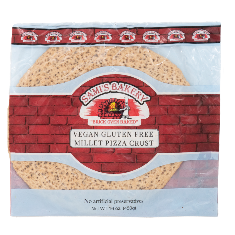 Vegan Gluten Free Millet Pizza - Sami's Bakery